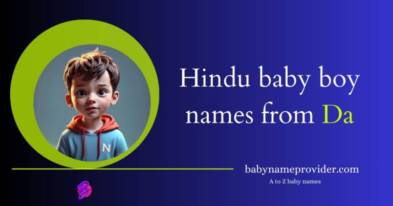 Best 2024 ᐅ Da letter names for boy Hindu - A to Z baby names